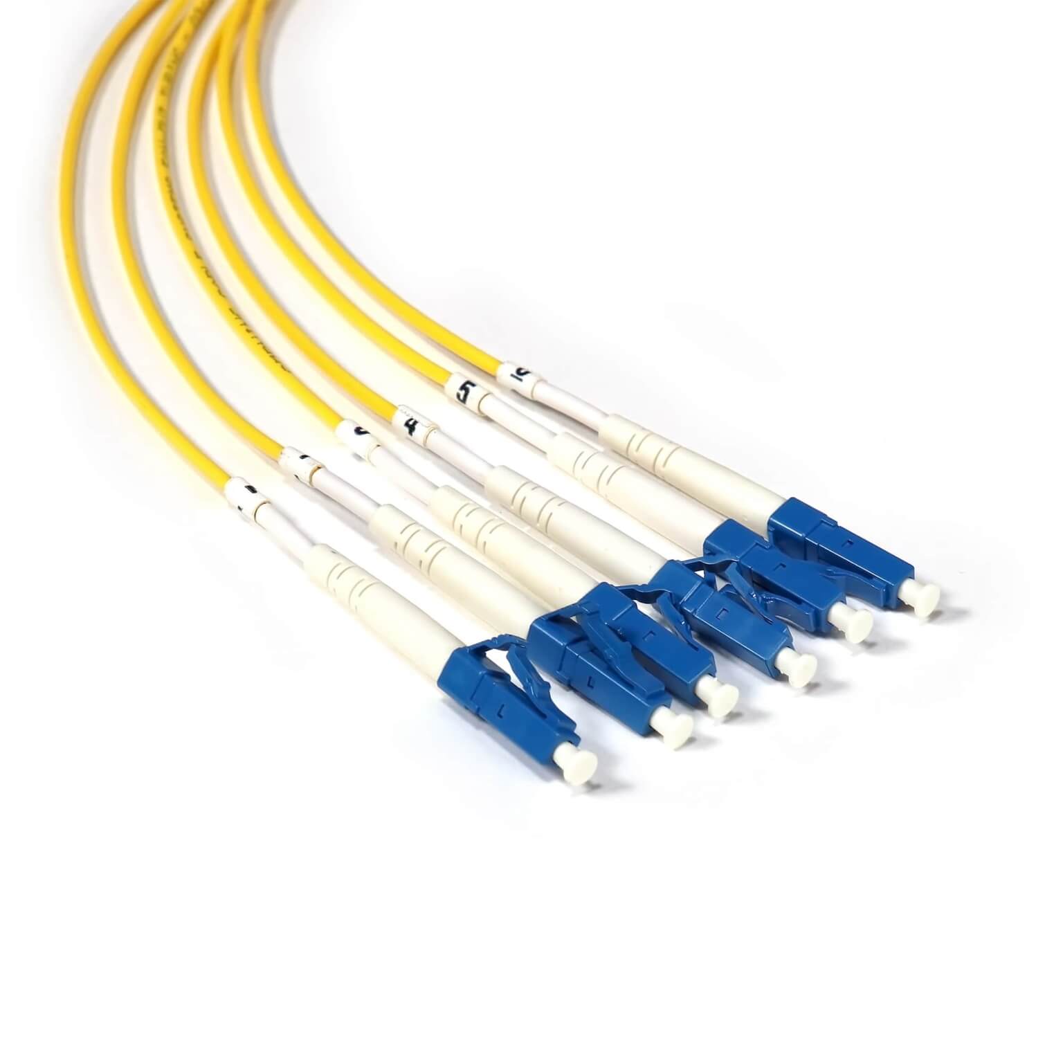 Preterminated Fiber Optic Cable, Armored, 6F, Singlemode, LC Connectors ...